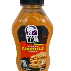 12 Oz Taco Bell Creamy Chipotle Sauce & 12 Oz Taco Bell Creamy Baja Sauce