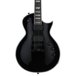 esp ltd ec-1000s fluence electric guitar, black