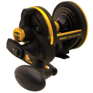 penn squall sql40ld lever drag reel – right-handed