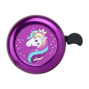 unicorn bike bell for kids girls boys,adjustable size bicycle bell bike accessories for adult women men clear sound bike horns