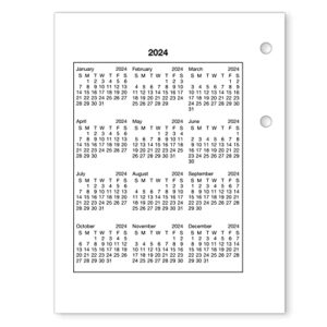 AT-A-GLANCE 2023 Daily Desk Calendar Refill, 3" x 3-3/4", Compact, Refill A, Loose Leaf (E91950)