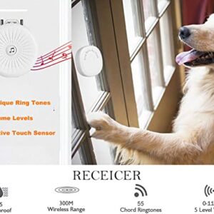 IOEN Smart Bell Dog Doorbells,Dog Bell Potty Communication,Professional Dog Door Bell Potty Dog Training Bell Buttons (1 Activator)