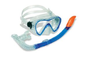 swimline sea pro divesite silicone mask & snorkel set