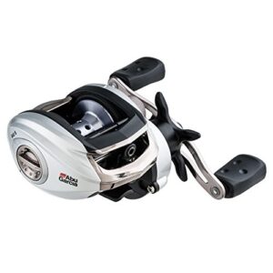 abu garcia silver max low profile (left handed) black,silver, smax3-l