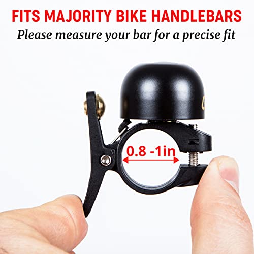 Cycle Torch Bike Bell for Adults & Kids, Supper Loud up to 103 Decibels, Bicycle Bell for Handlebars 0.8 to 1in Handlebars, Key Included