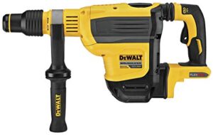 dewalt flexvolt 60v max* rotary hammer drill, sds max, brushless combination, 1-3/4-inch, tool only (dch614b)