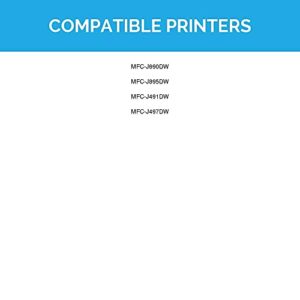 LD Compatible Ink Cartridge Replacement for Brother LC3011C (Cyan)