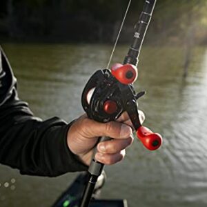 Abu Garcia Black Max & Max X Low Profile Baitcast Reel and Fishing Rod Combo, 6'6" - Medium - 2pc