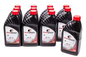 brad penn 009-7139-12pk 30w racing oil – 1 quart, (case of 12) (009-7139-12pk)