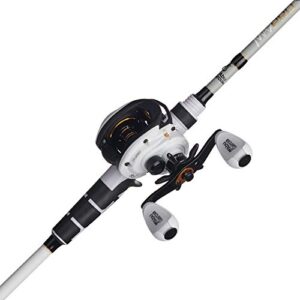 abu garcia max pro low profile baitcast reel and fishing rod combo, 7′ – medium heavy – 1pc