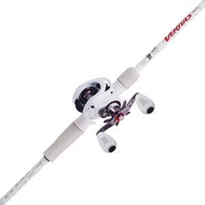 abu garcia veritas low profile baitcast reel and fishing rod combo