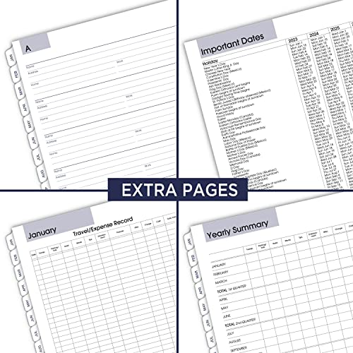 AT-A-GLANCE 2023 Weekly & Monthly Planner Refill for G545 Line Planners, DayMinder, 7" x 8-3/4", Medium, Monthly Tabs, Executive (G54550)