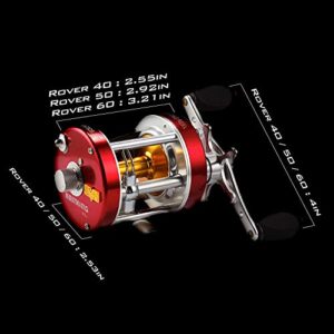 KastKing Rover Round Baitcasting Reel, Right Handed Fishing Reel,Rover40