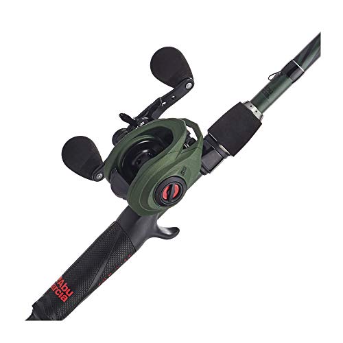 Abu Garcia Zata Baitcast Low Profile Reel and Fishing Rod Combo, 7' - Medium Heavy - 1pc , Green