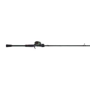 Abu Garcia Zata Baitcast Low Profile Reel and Fishing Rod Combo, 7' - Medium Heavy - 1pc , Green