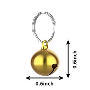 Outus 24 Sets of Cat Bells for Cat and Dog Collar Loud Pendant Pet Cat and Dog Bell Pet Pendant Accessories (Mixed Color)