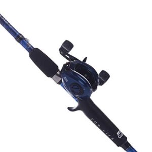 Abu Garcia Aqua Max Low Profile Baitcast Reel and Fishing Rod Combo Multi, LP - 7' - Medium Heavy - 1pc