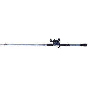 Abu Garcia Aqua Max Low Profile Baitcast Reel and Fishing Rod Combo Multi, LP - 7' - Medium Heavy - 1pc