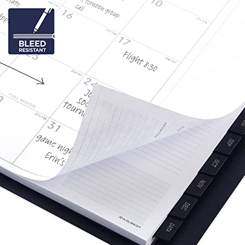 AT-A-GLANCE 2022-2023 Planner, Weekly & Monthly Academic Appointment Book, 8-3/4" x 11", Large, Plan.Write.Remember, Black (70595705)