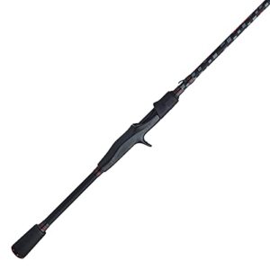 abu garcia vendetta casting fishing rod, black, 6’6″ – medium – 1pc