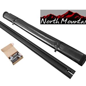 North Mountain Soft Roll Up Truck Tonneau Cover for 2017-2023 Honda Ridgeline Truck Bed, Truck Bed Cover fits 2017-2023 Honda Ridgeline 5ft Pickup Fleetside/Styleside Bed (64")