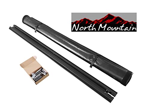 North Mountain Soft Roll Up Truck Tonneau Cover for 2017-2023 Honda Ridgeline Truck Bed, Truck Bed Cover fits 2017-2023 Honda Ridgeline 5ft Pickup Fleetside/Styleside Bed (64")