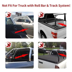 North Mountain Soft Roll Up Truck Tonneau Cover for 2017-2023 Honda Ridgeline Truck Bed, Truck Bed Cover fits 2017-2023 Honda Ridgeline 5ft Pickup Fleetside/Styleside Bed (64")