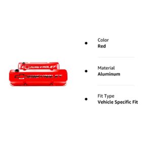 Proform 141-931 Slant Edge Valve Cover, Red