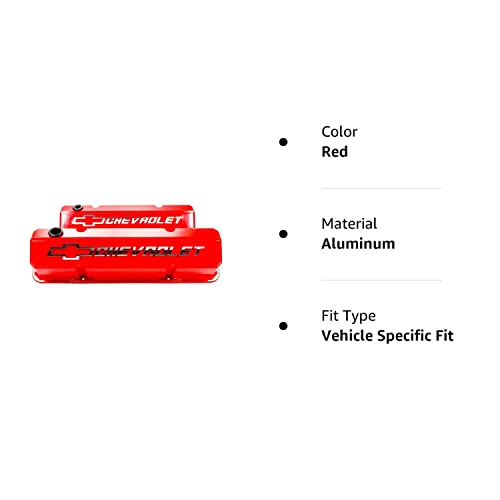 Proform 141-931 Slant Edge Valve Cover, Red