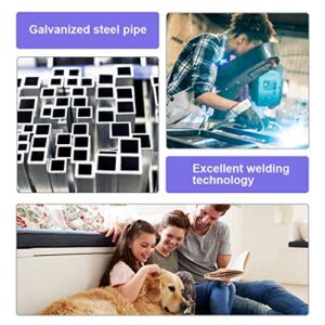 BestPet 8 x 4 x 6 Ft Dog Kennel Outdoor Dog Pen Playpen House Heavy Duty Dog Crate Metal Galvanized Welded Pet Animal Camping Cage Fence with UV-Resistant Waterproof Cover and Roof