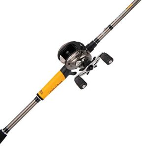 abu garcia jordan lee low profile baitcast reel and fishing rod combo – jleelp/701mh