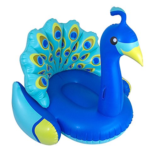 Swimline Peacock Premium Bird Lounger for Swimming Pools (2 Pack), Yellow