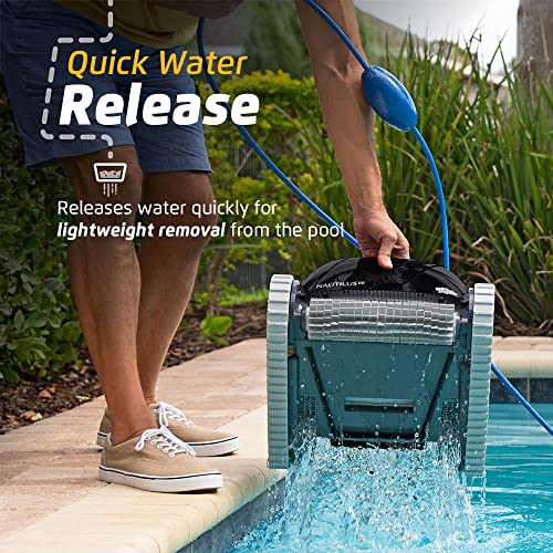 Dolphin Nautilus CC Automatic Robotic Pool Cleaner - Ideal for Above and In-Ground Swimming Pools up to 33 Feet - with Large Capacity Top Load Filter Basket…