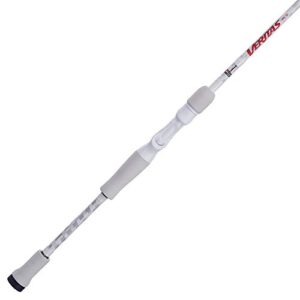 abu garcia veritas casting fishing rod white, 6’6″ – m – 1pc – fast