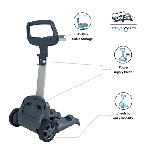 Dolphin Genuine Accessory - Universal Caddy for Any Robotic Pool [Vacuum] Cleaner - Ideal for Transporting and Storing - Easy Mobility Next to Your Swimming Pool