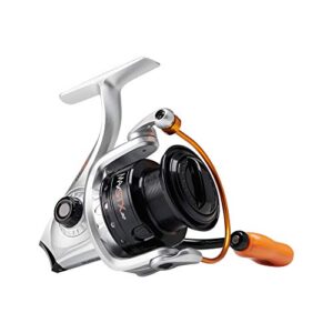 abu garcia silver max & max stx spinning reels, orange, 10- box