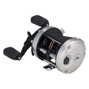 abu garcia c3-6500 ambassadeur baitcast fishing reel silver