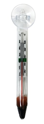 PENN-PLAX Therma-Temp Floating Aquarium Thermometer – Mercury Free – Safe for Freshwater and Saltwater Fish