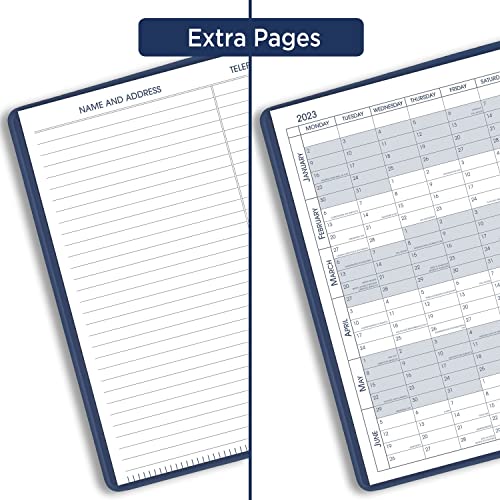 AT-A-GLANCE 2023 Monthly Planner, 7" x 8-3/4", Medium, Fashion Color, Blue (7012420)