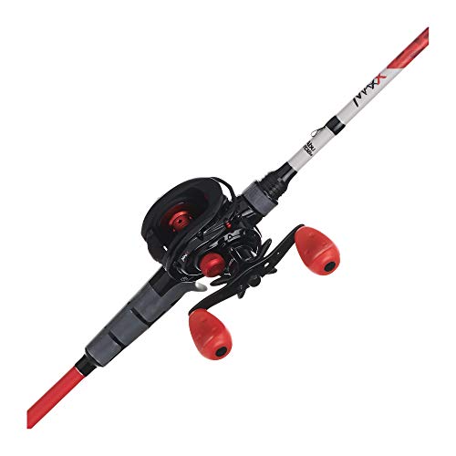 Abu Garcia Max X Low Profile Baitcast Reel and Fishing Rod Combo Multi, 6'6" - Medium - 1pc