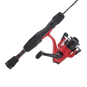 abu garcia vendetta ice spinning reel and fishing rod combo, 27″ – medium light – 1pc