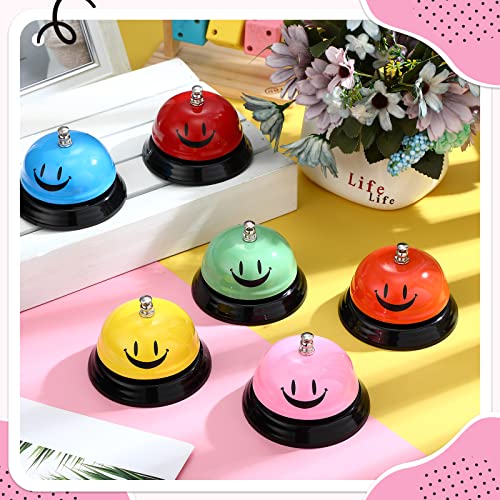 12 Pcs Call Bell Service Bell 3 Inch Diameter Desk Bell Dinner Bell Anti Rust Classroom Bell Counter Bell Ring for Service Metal Dining Bell for Counter Restaurant Hotel Table Kitchen Bar