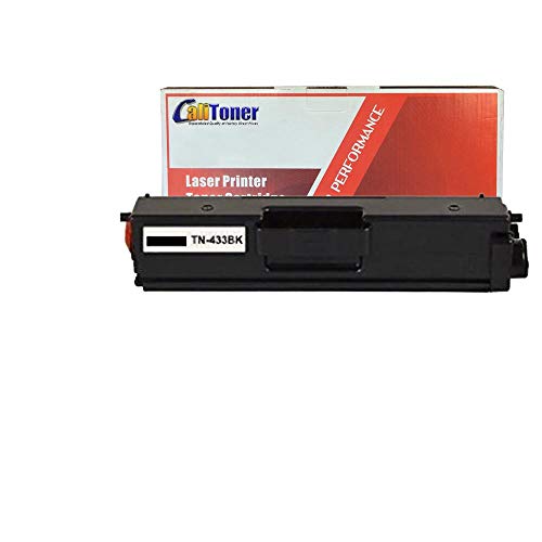 Calitoner Compatible Toner Cartridges Replacement for Brother TN433 Black Use for Printers HL-L8260,8360CDW-(1 Pack)