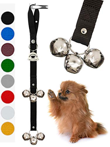 Caldwell's Pet Supply Co. Potty Bells Dog Bell Housetraining Dog Doorbells for Dog Potty Training Bell and Housebreaking Your Dog Loud Dog Door Bell for Potty Training Puppies and Dogs Dog Potty Bell