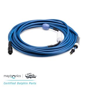 Dolphin Genuine Replacement Part — Heavy-Duty 60 FT Blue Cable with Swivel for Tangle-Free Operation — Part Number 9995861-DIY