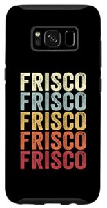 galaxy s8 frisco colorado frisco co retro vintage text case