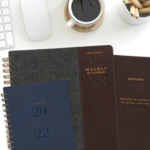 2022 Monthly Planner by AT-A-GLANCE, 8" x 11", Large, Clipboard, Signature Collection, Brown (YP60009)