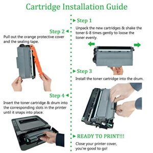 GREENCYCLE TN850 Toner Cartridge Replacement Compatible for Brother DCP-L5500DN/L5600DN/L5650DN HL-L6200DW/L6200DWT/L5200DWT/L5200DW/L5100DN/L5000D MFC-L5850DW/L5900DW Printer (Black,3 Pack)