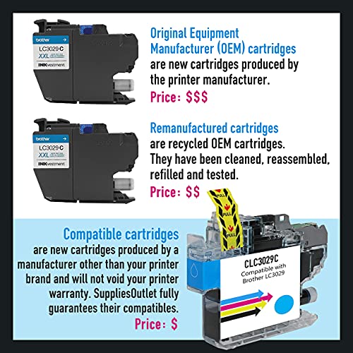 SuppliesOutlet Compatible Toner Cartridge Replacement for Brother TN460 / TN-460 / TN430 / TN-430 (Black,4 Pack)