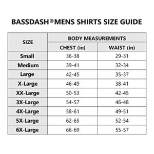 BASSDASH Men’s UPF 50 Performance Fishing Shirt Cooling Hoodie Camo Long Sleeve FS17M